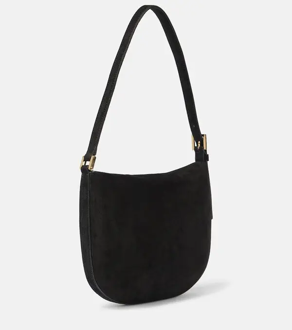 Savette Tondo Small Suede Shoulder Bag