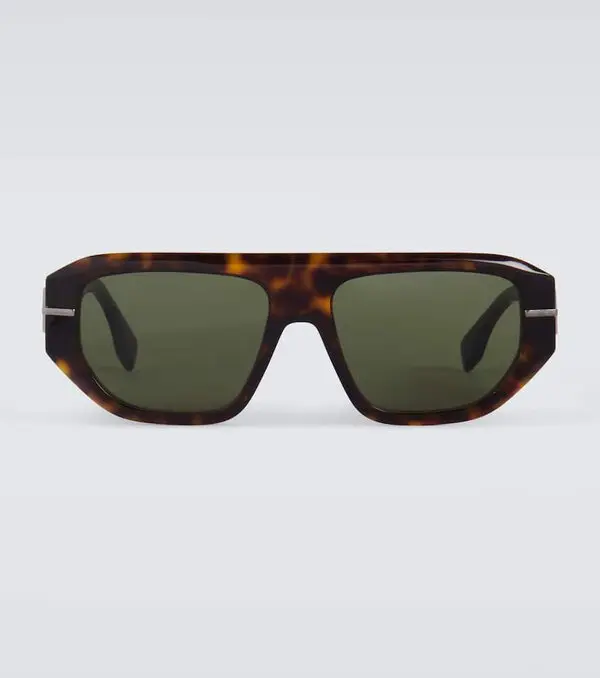 Fendi Fendigraphy Aviator Sunglasses - Brown