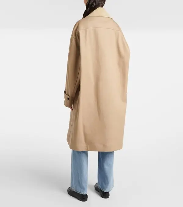 RÓHE Garden Suede-trimmed Coat
