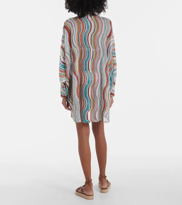 Missoni Printed Lamé Beach Cover-up