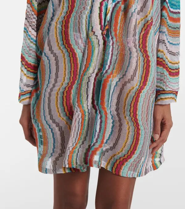 Missoni Printed Lamé Beach Cover-up