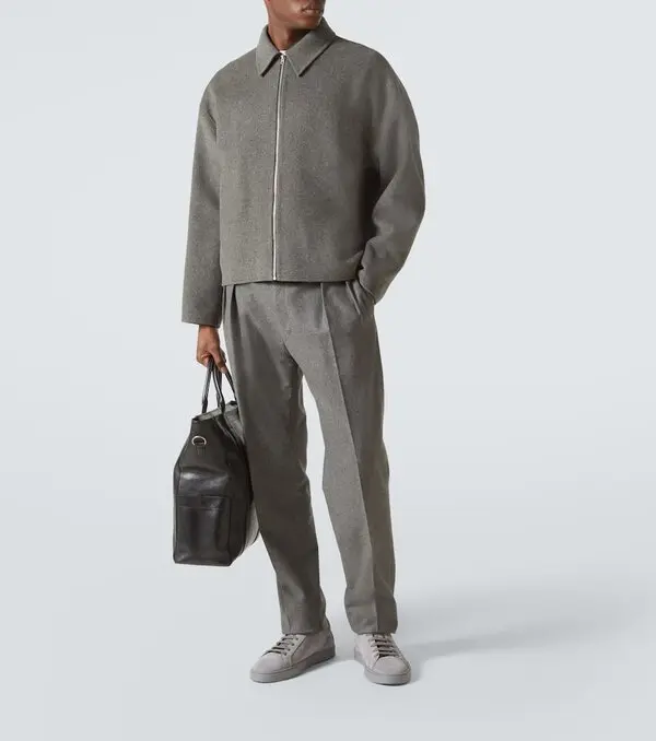 TOD'S Suede Lace-up Sneakers - Grey