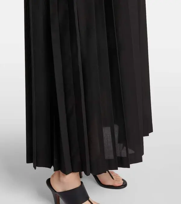 RÓHE Harmonica Plissé Maxi Dress