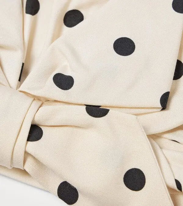 Valentino Garavani Polka-dot Silk Headscarf