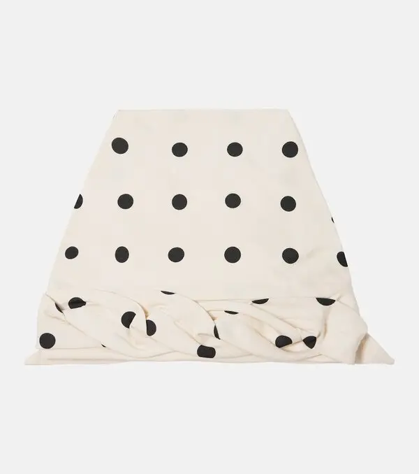 Valentino Garavani Polka-dot Silk Headscarf