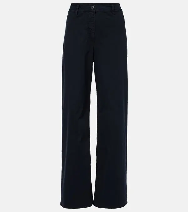 NILI LOTAN Megan Wide-leg Pants - Blue