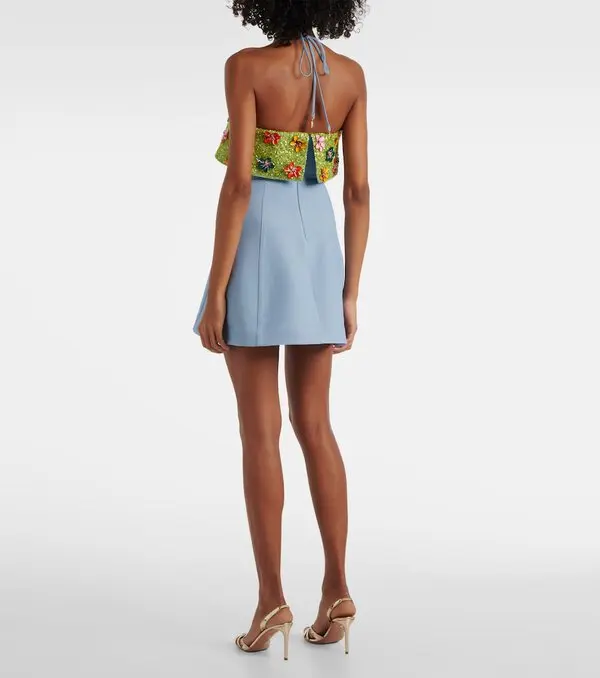 ALEMAIS Yasmine Embellished Minidress