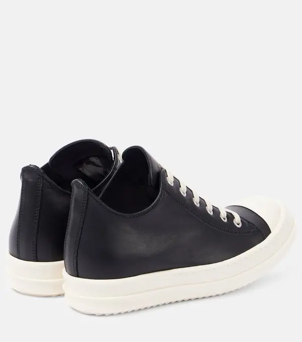 Rick Owens Low Leather Sneakers