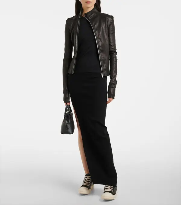 Rick Owens Low Leather Sneakers