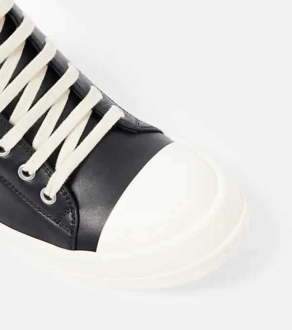 Rick Owens Low Leather Sneakers
