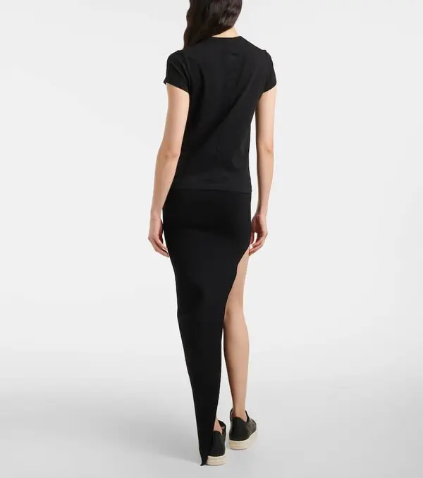 Rick Owens Cotton Jersey T-shirt - Black