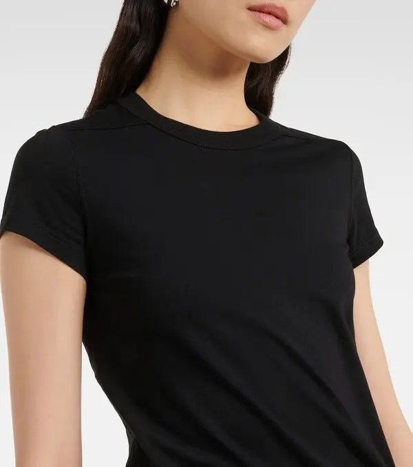 Rick Owens Cotton Jersey T-shirt - Black