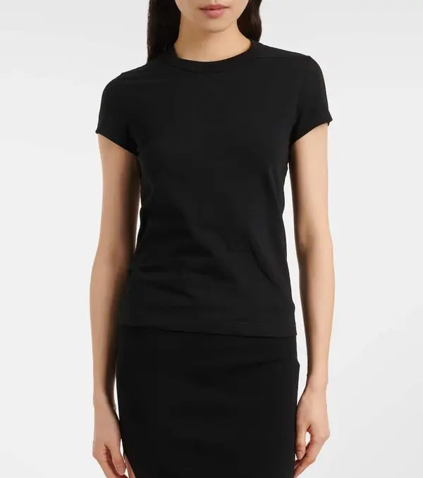 Rick Owens Cotton Jersey T-shirt - Black