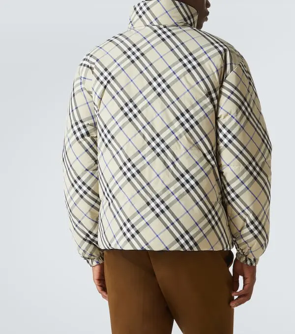 Burberry Check Reversible Down Jacket - Beige