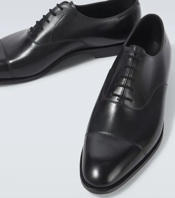 John Lobb City Leather Derby Shoes