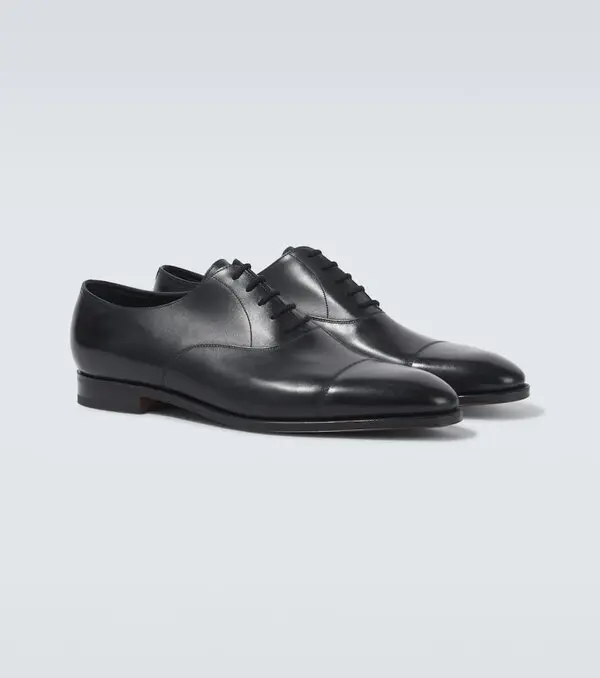 John Lobb City Leather Derby Shoes
