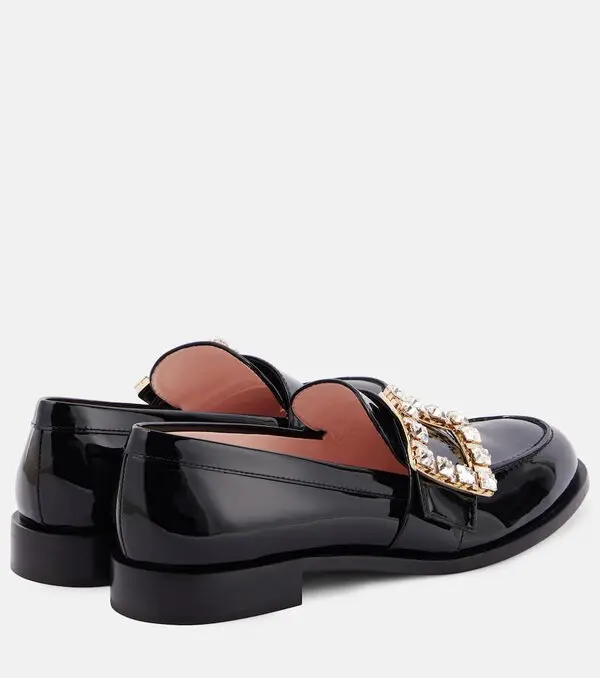 ROGER VIVIER Très Vivier Patent Leather Loafers