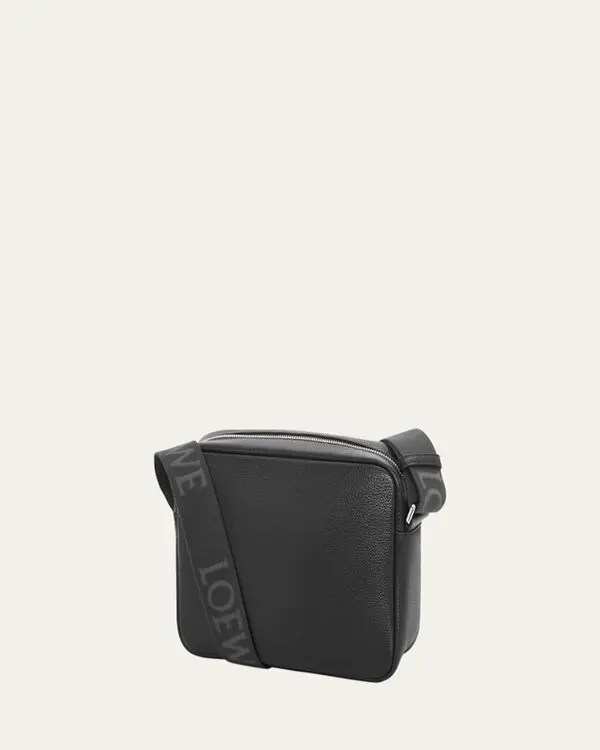 Loewe Xs Pebble Leather Messenger Bag