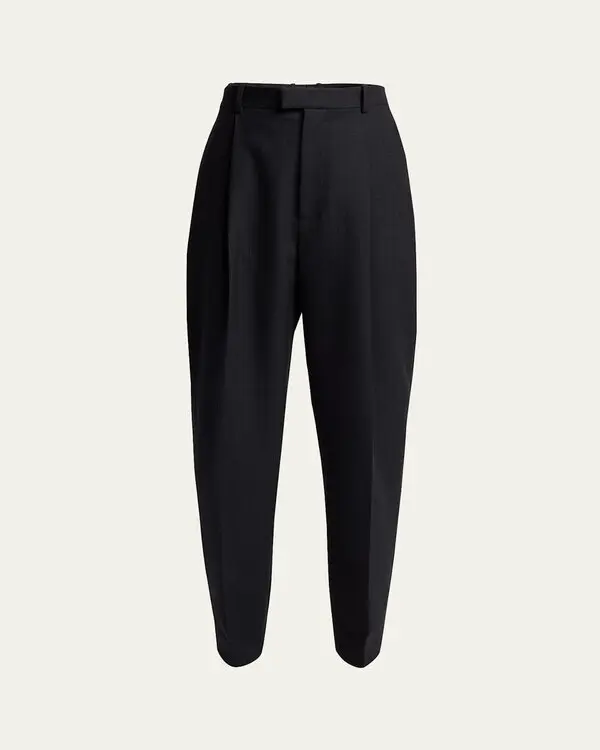Bottega Veneta Subtle Stripe Pleated Pants