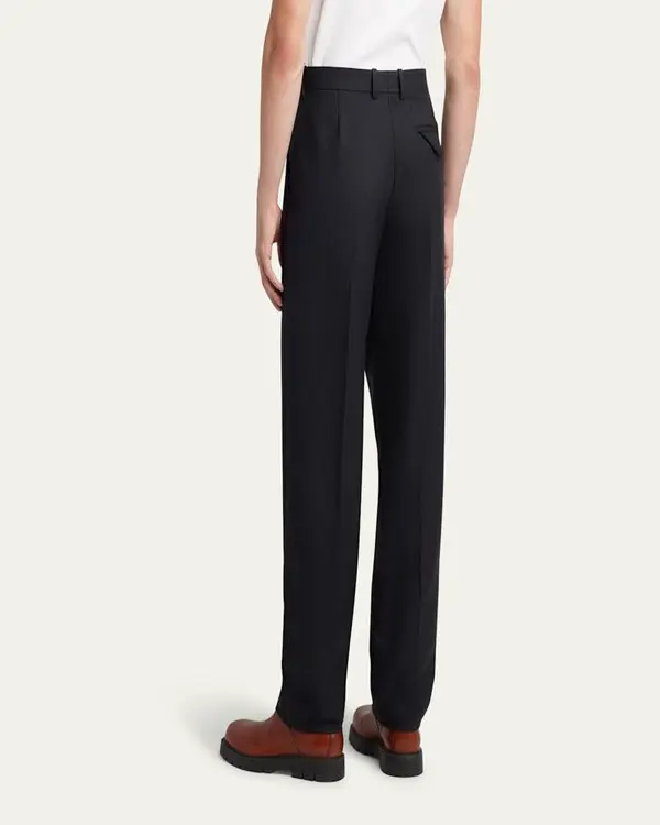 Bottega Veneta Subtle Stripe Pleated Pants