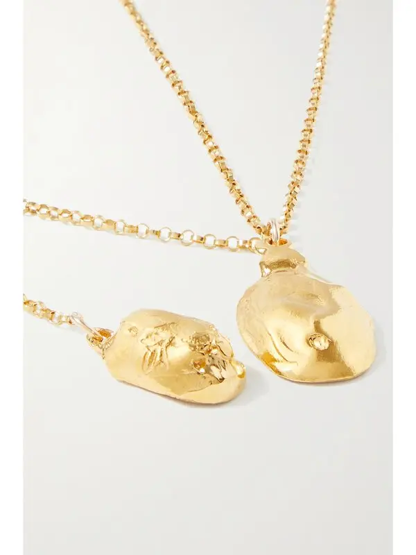 ALIGHIERI The Lunar Rocks -plated Necklace