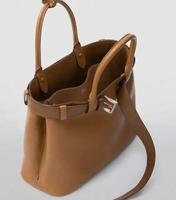 Prada Leather Buckle Tote