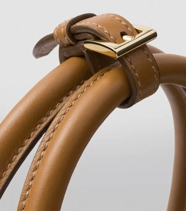 Prada Leather Buckle Tote