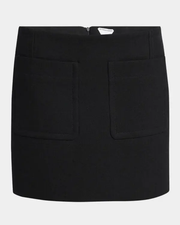 Bottega Veneta Mini Pencil Skirt - Nero