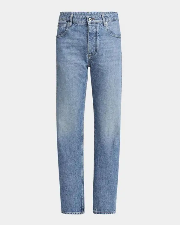 Bottega Veneta Vintage Boyfriend Denim Pants - Azure