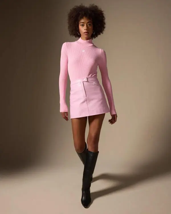 COURREGES Vinyle Reedition Mini Skirt - Blugry