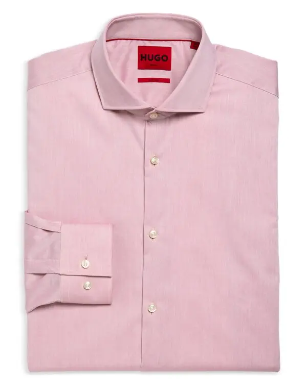 Hugo Kason Slim Fit Dress Shirt - Open Pink | Editorialist