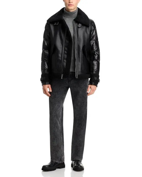 Karl Lagerfeld Paris Faux Leather Jacket
