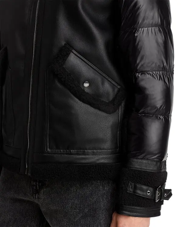 Karl Lagerfeld Paris Faux Leather Jacket