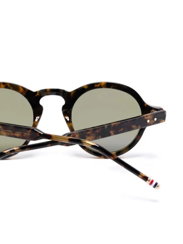 Thom Browne Pantos-frame Sunglasses - Brown