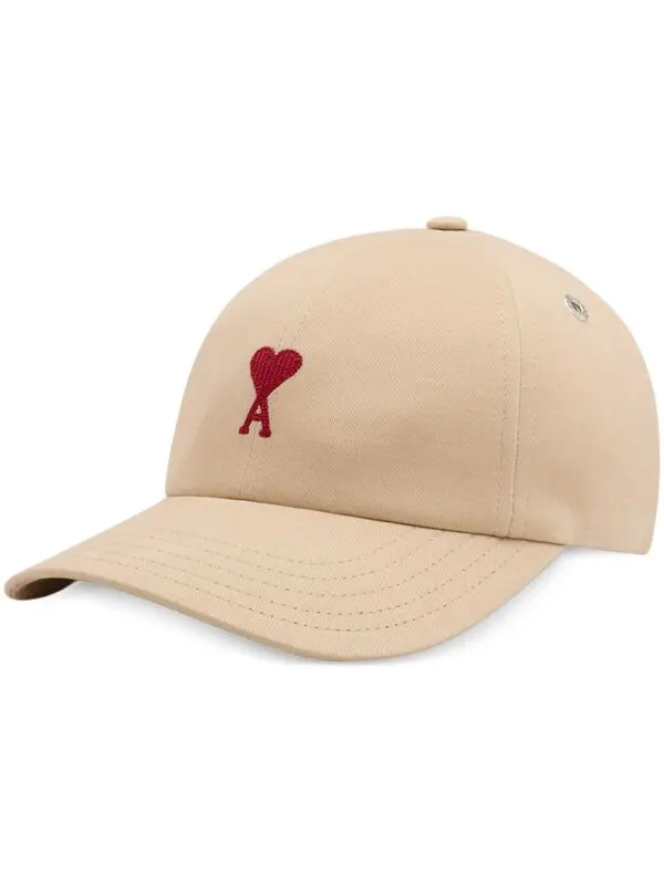 Ami De Coeur Embroidered Cap - Neutrals