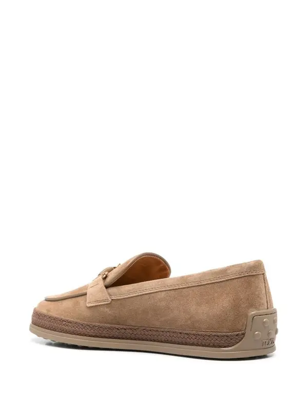 TOD'S Suede Loafers - Brown