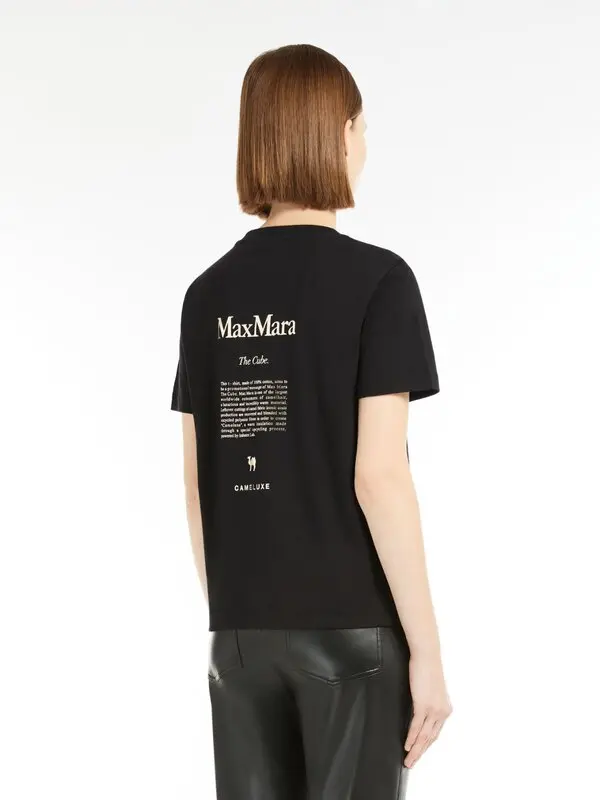 Max Mara Regular-Fit Jersey T-Shirt In Black - 30% Off | Editorialist