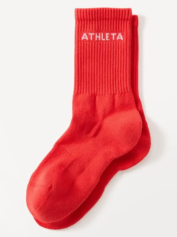 Athleta Everyday Crew Sock - Cardinal