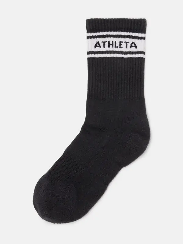 Athleta Everyday Crew Socks - Black
