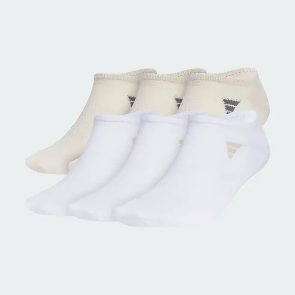 Adidas Superlite 3.0 6-pack No-show Socks - Beige / White