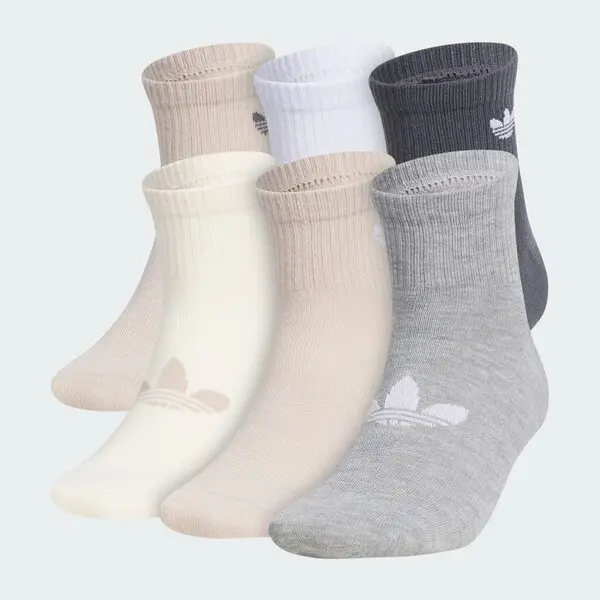 Adidas Originals Superlite Quarter Socks 6-pack - Beige / Onix / Wonder White