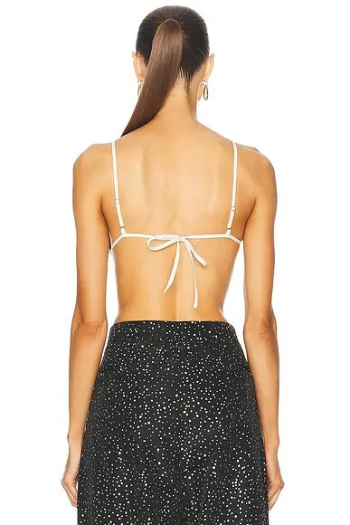 BODE Sequin Spangled Bra Top