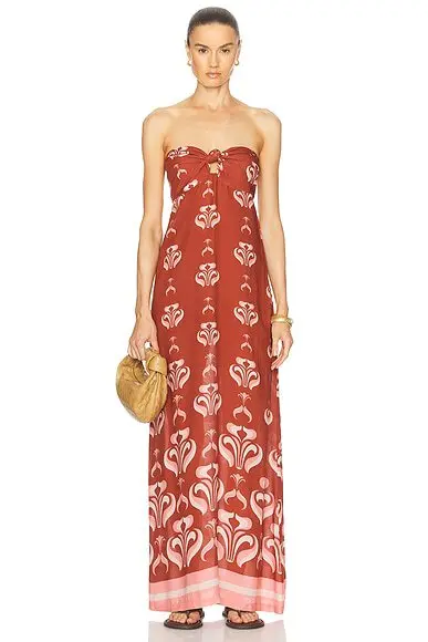 ADRIANA DEGREAS Vintage Lily Long Dress - Unique
