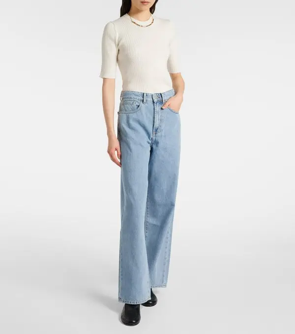 RÓHE Low-rise Wide-leg Jeans