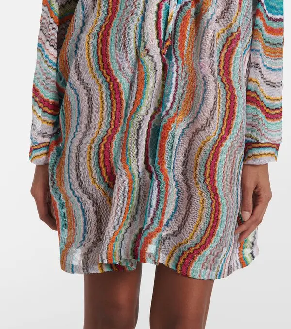 Missoni Printed Lame Beach Cover-up