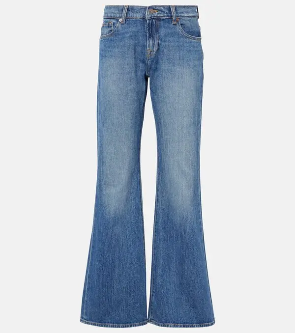 7 For All Mankind High-rise Flared Jeans