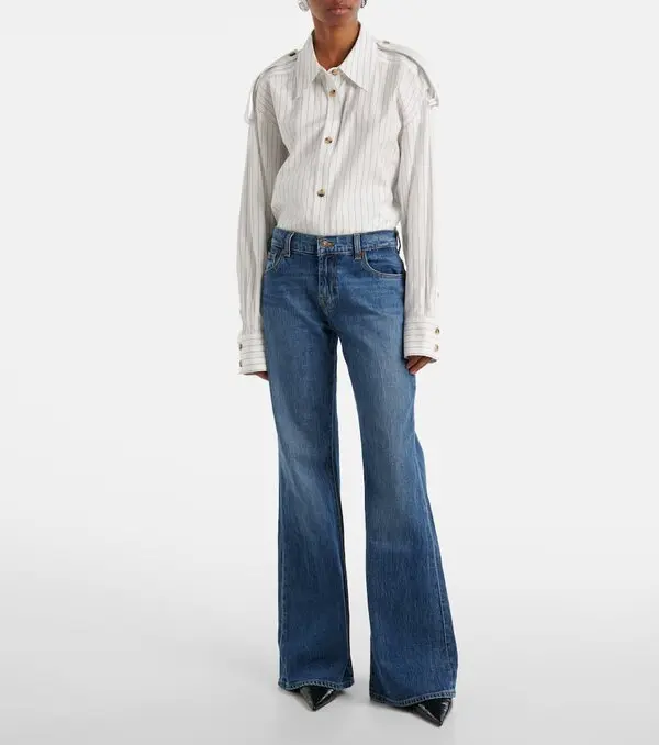 7 For All Mankind High-rise Flared Jeans