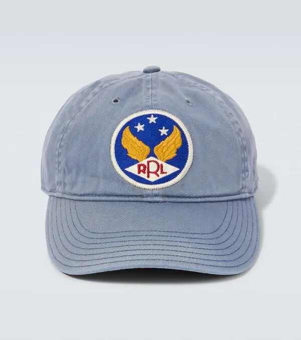 Ralph Lauren Ball Patch Cotton Baseball Cap - Blue