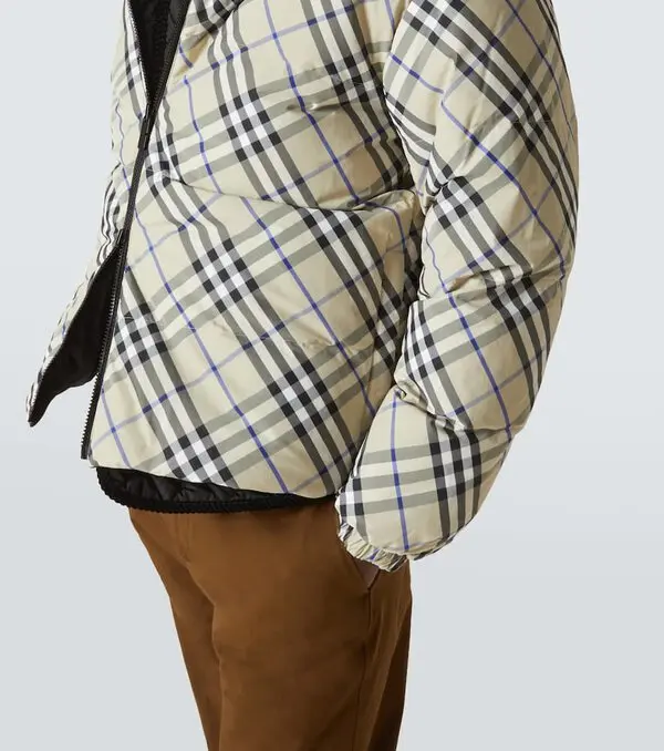 Burberry Check Reversible Down Jacket
