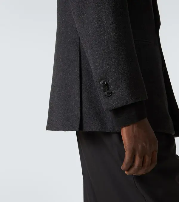 SAMAN AMEL Camel Hair Blazer